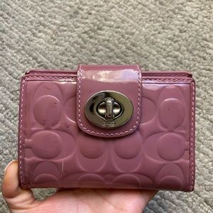 Coach | Bags | Coach Set Flap Wallet | Poshmark